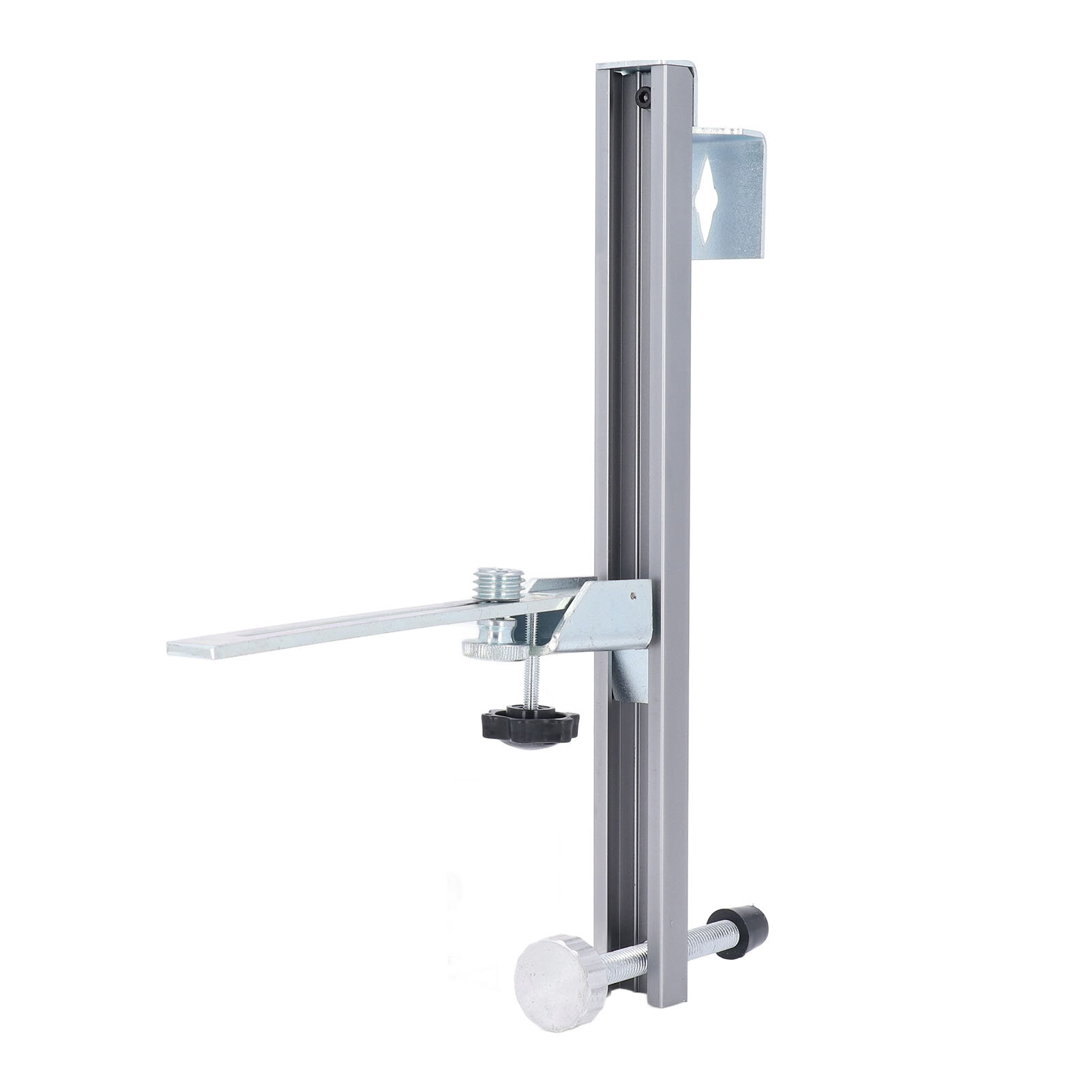 Настенный кронштейн для уровня из алюминиевого сплава, регулируемый держатель уровня с пузырьковым уровнем и адаптером с резьбой 5/8 дюйма (11 дюймов).