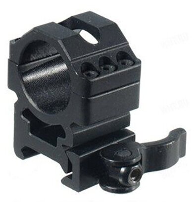 Быстросъемные кольца 25,4 мм Leapers Sporting Type LE на Picatinny, 6 винтов, средние