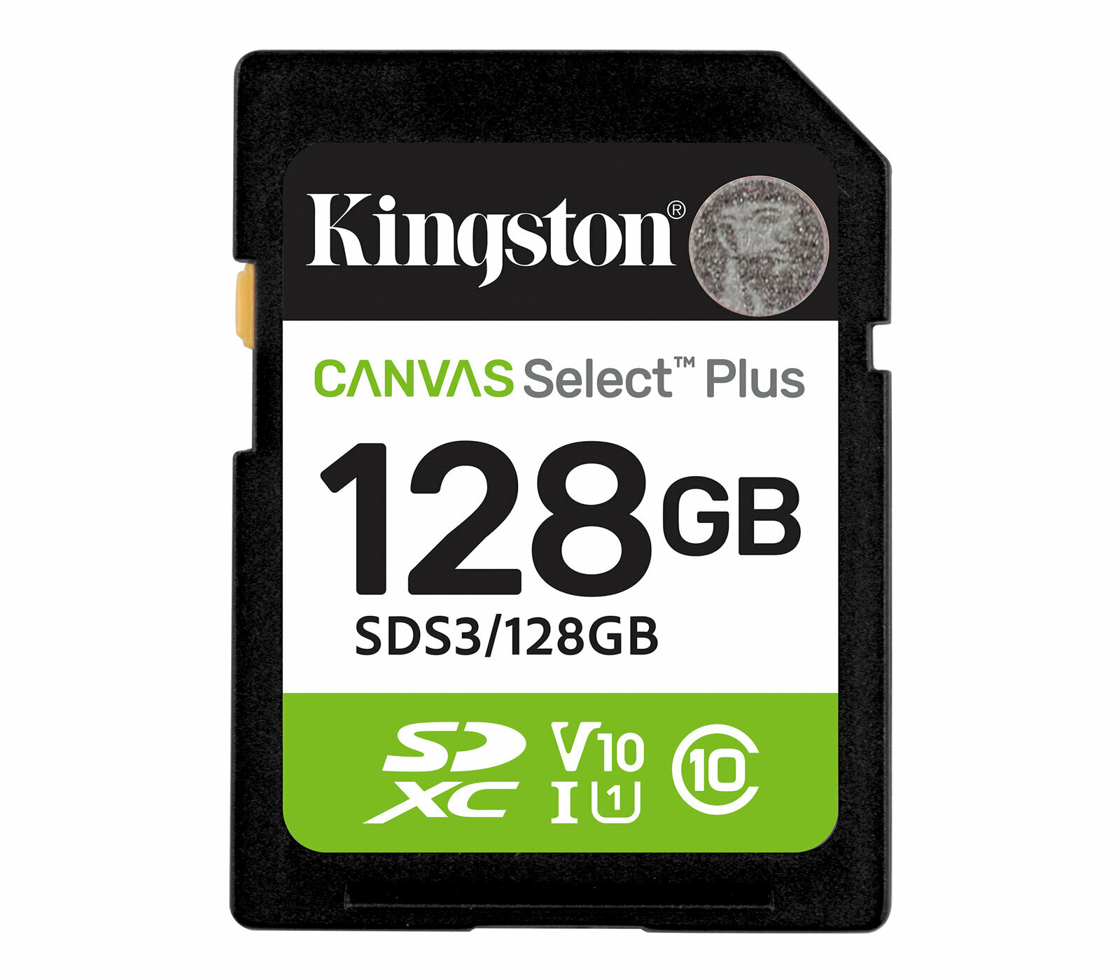 Карта памяти Kingston SDXC 128GB Kingston Select Plus Gen3 UHS-I, U1 / V10
