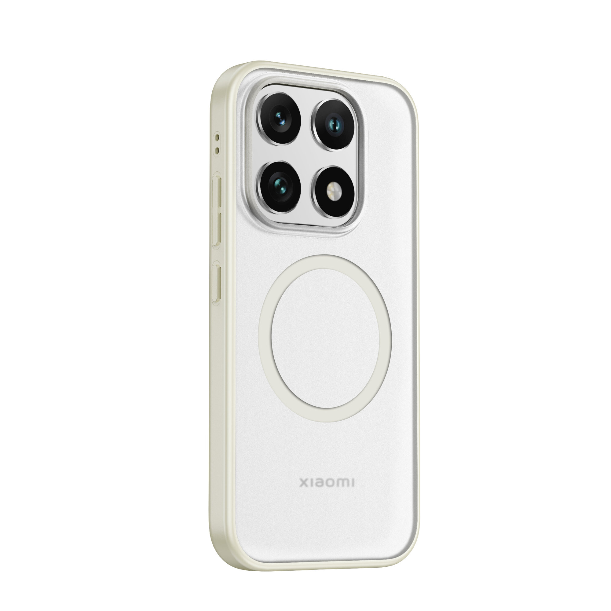 Чехол Для Xiaomi 17/Сяоми 17, soft touch, чехол-кардиомонитор, поликарбонат (PC), защита камеры, ударопрочный, усиленные углы, Xiaomi, Xiaomi 17, white,