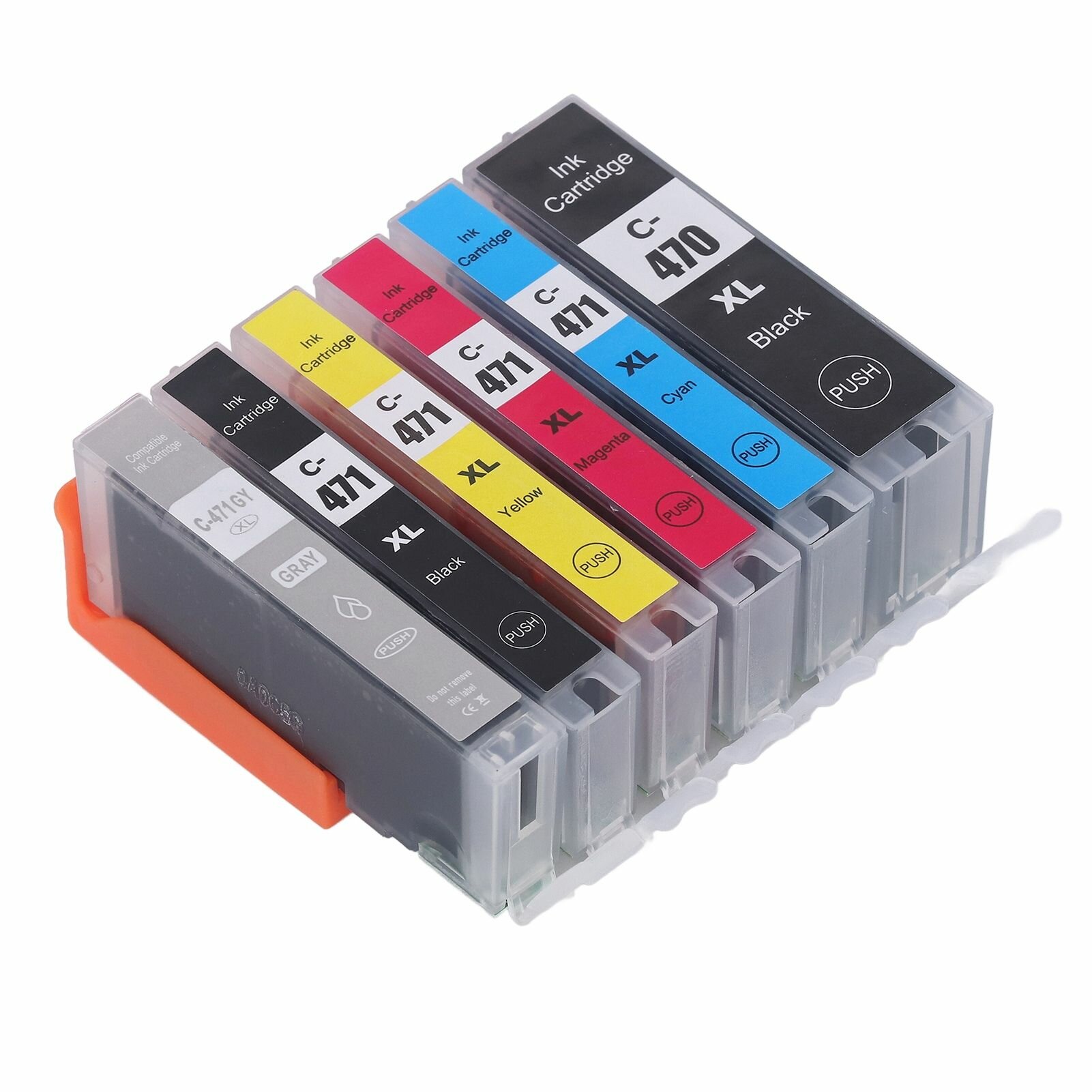 Аксессуары для печати картриджей с чернилами для PIXMA MG5740 MG6840 MG7740 TS5040 TS6040 TS8040 6 цветов BK BK CMY GY