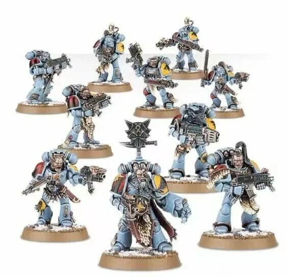 Смола вархаммер 40000 миниатюра Space Wolves Grey Hunter Warhammer 40000 миниатюры днд Фигурка для настольной игры