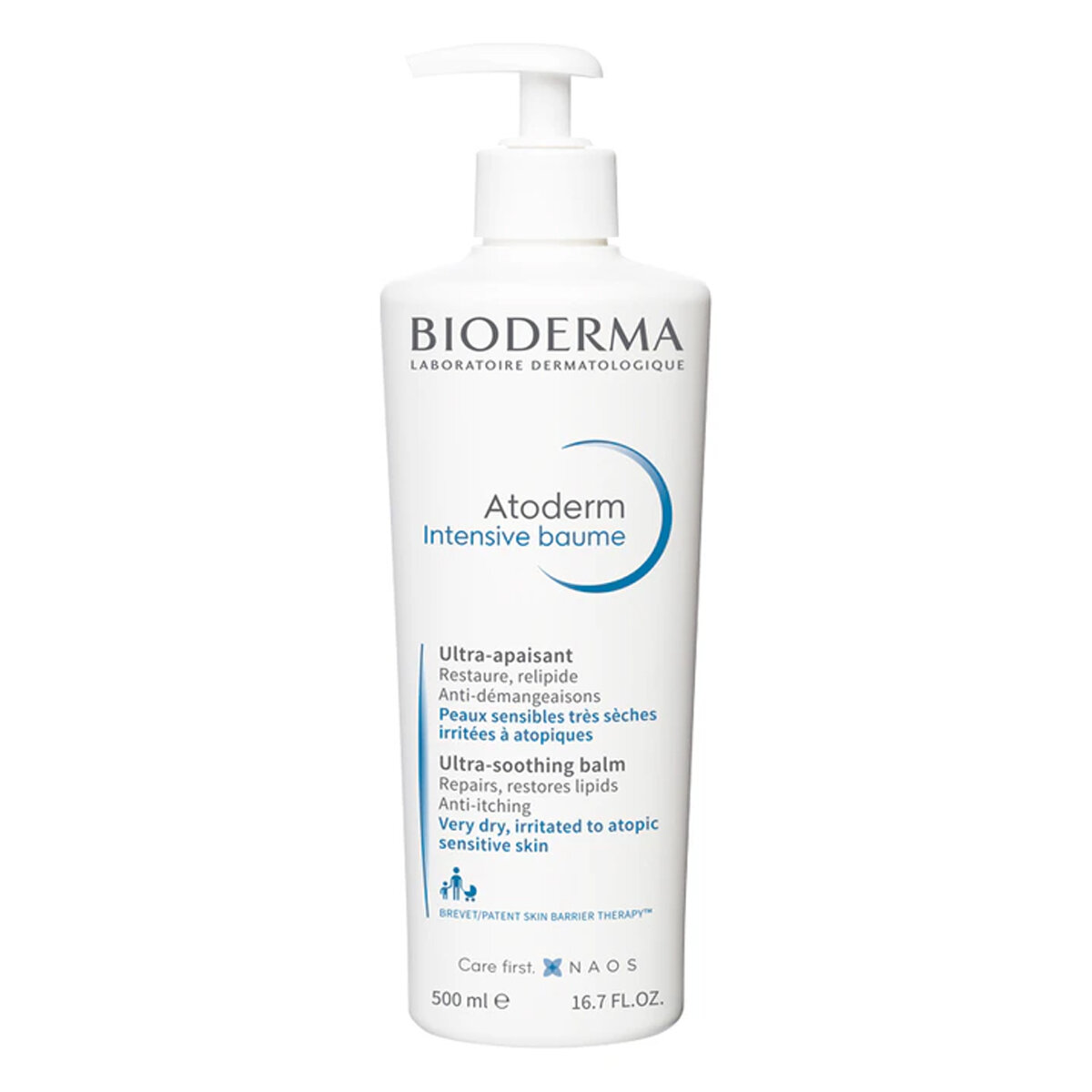 Бальзам для лица и тела Bioderma Atoderm Intensive Baume Ultra-Soothing Balm 500мл