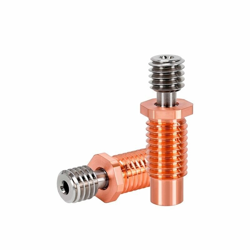 Термобарьер экструдера E3D-V6 Bi-Metall титан-медь