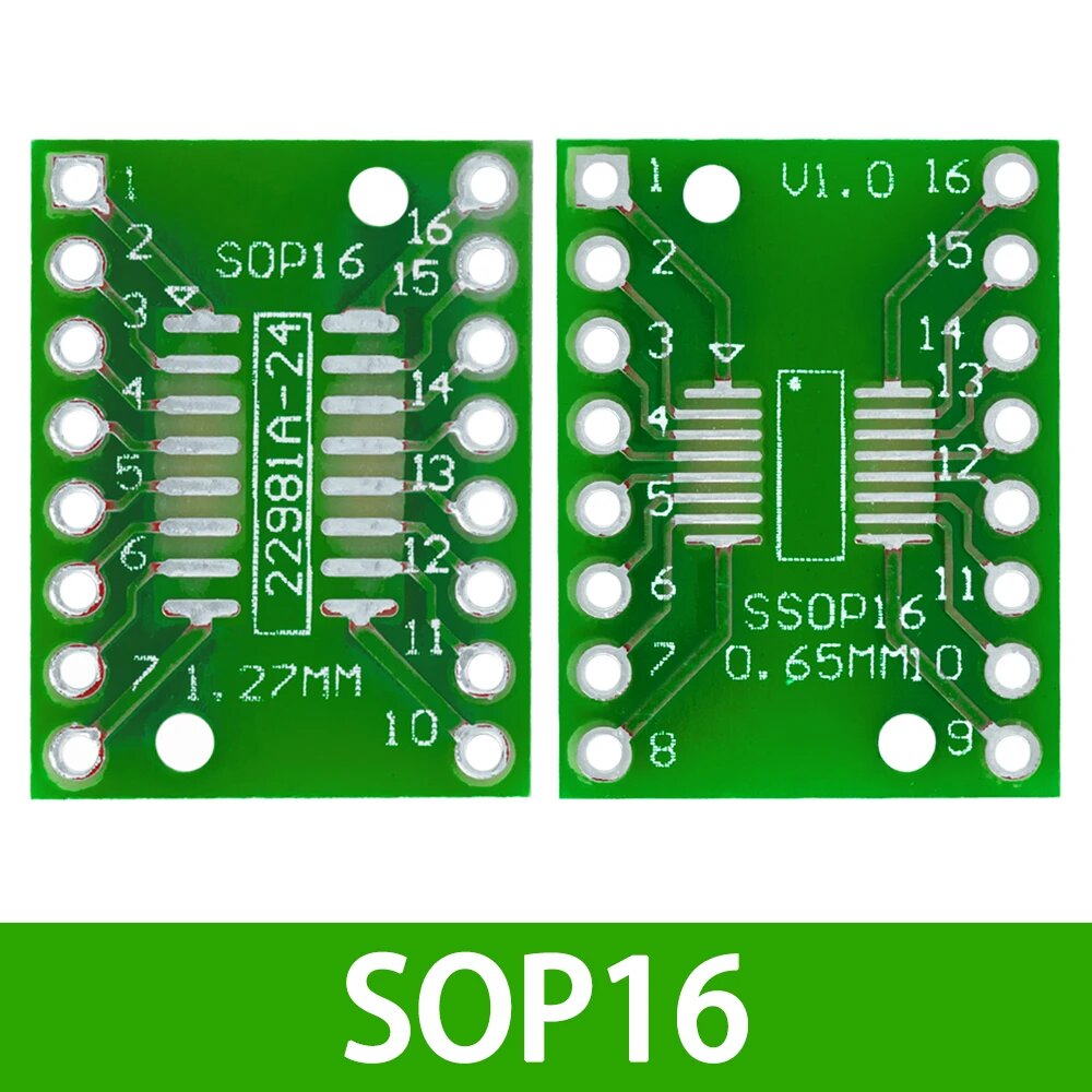 10PCS SOP16 SMD в DIP адаптерная плата