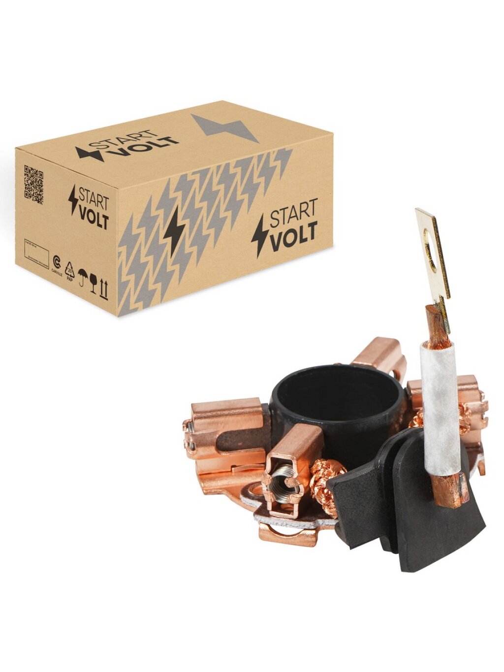 Щеткодержатель ВАЗ для а/м ВАЗ 2110-2112, ГАЗ/УАЗ с дв. 405/406/409 (тип Iskra) "STARTVOLT"