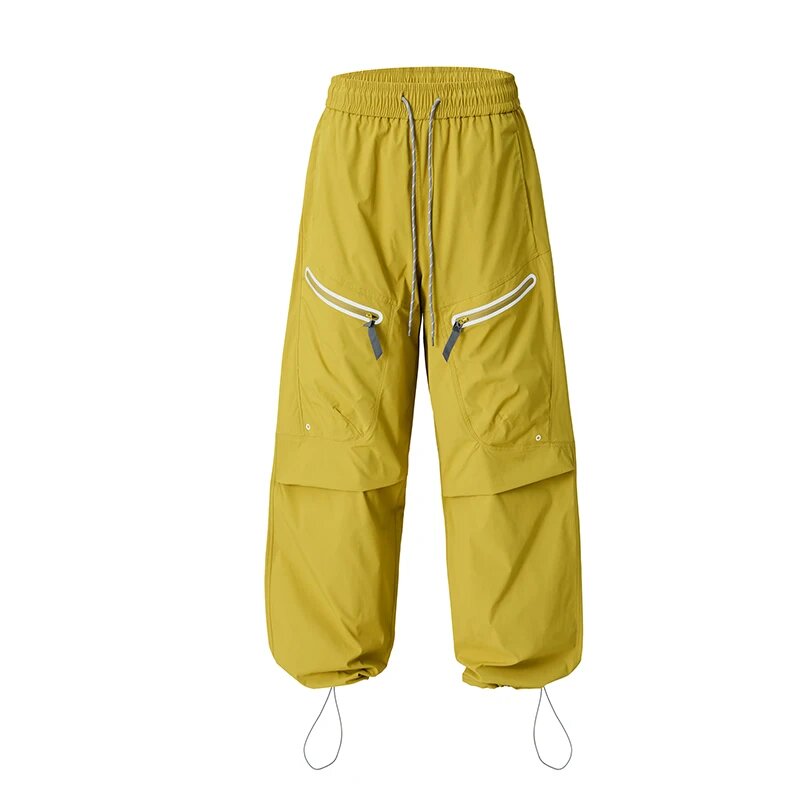 Мужские походные брюки, осенние уличные водонепроницаемые спортивные L(65 kg-75 kg), Желтый, Yellow