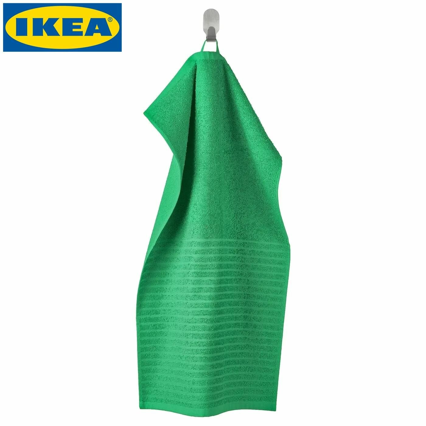 Полотенце для лица и рук IKEA - VAGSJON (вогшён), из хлопка, 40 x 70 см, 1 шт