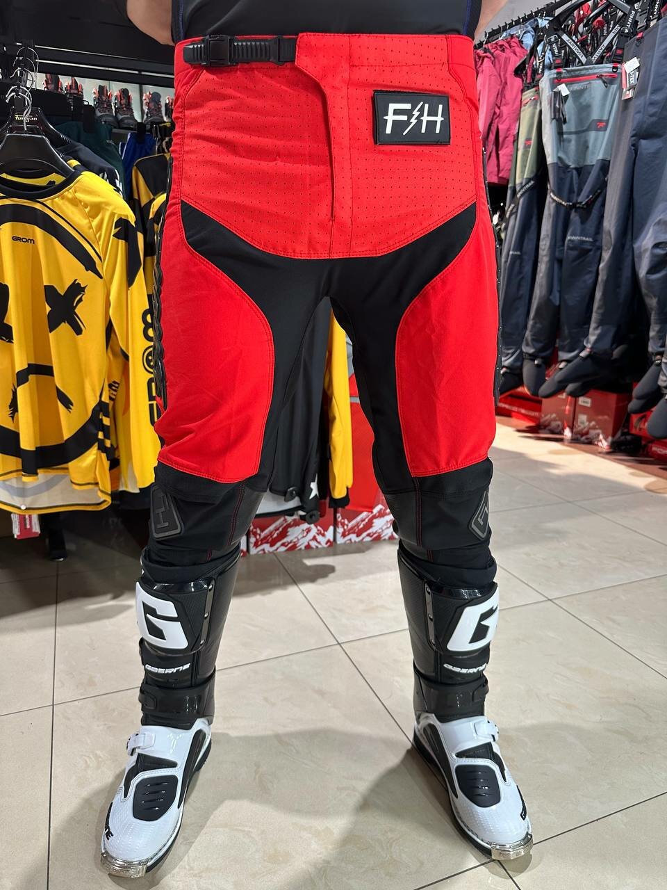 Fasthouse Брюки Grindhouse Pant Red/Black 32