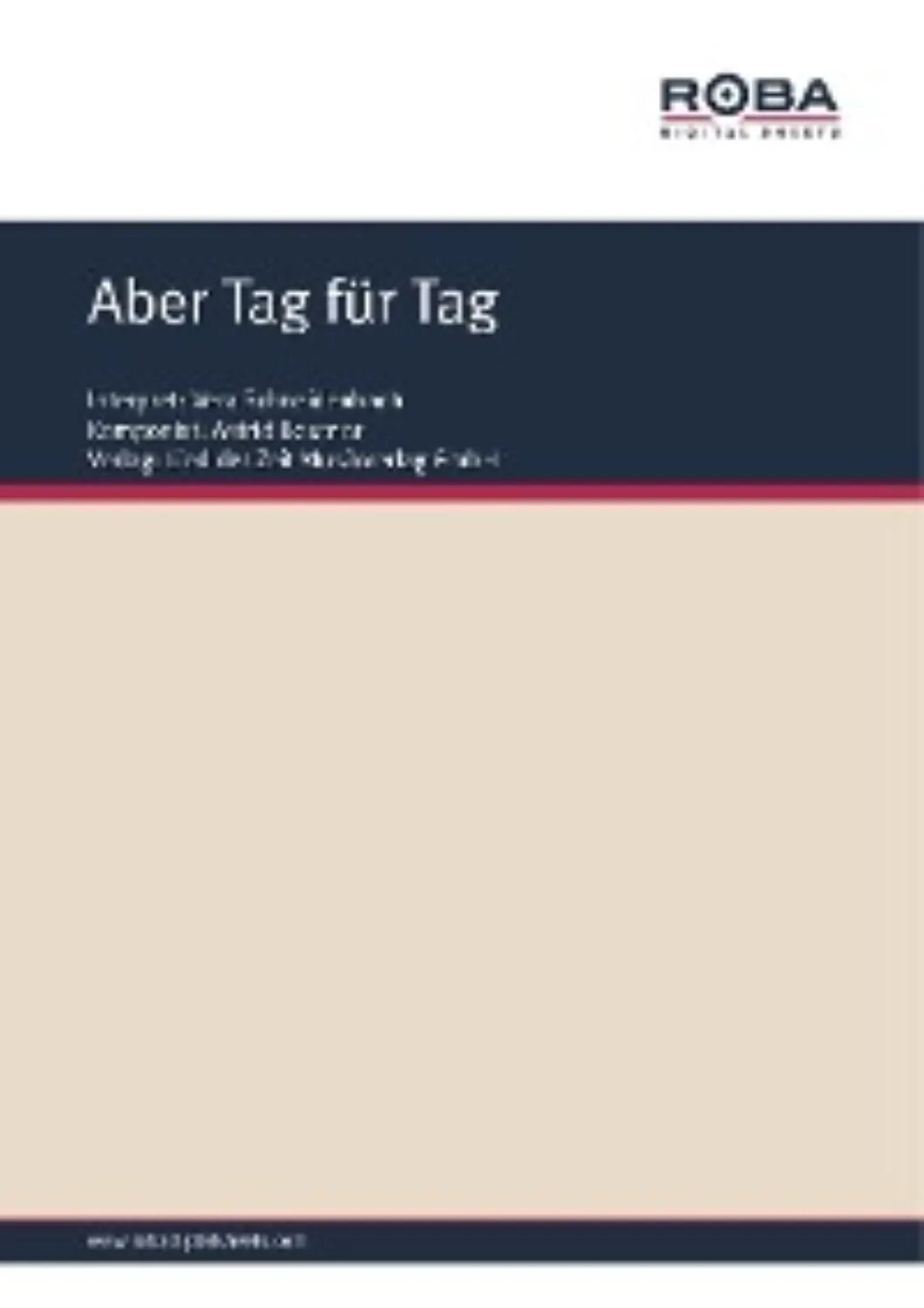 Aber Tag für Tag [Цифровая книга]