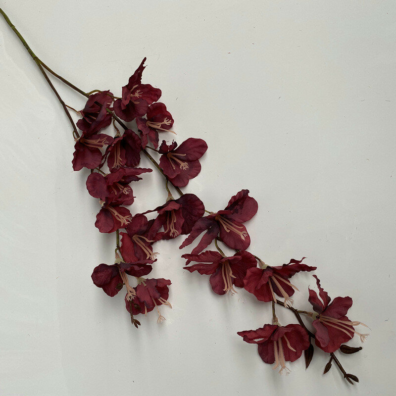 Realistic long beard orchid silk flower for event styling home decor wedding photography
