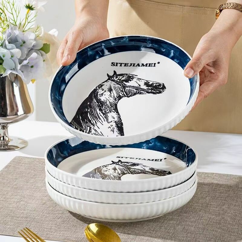 Чистая керамика zebra, обожженная в печи.4 шт.