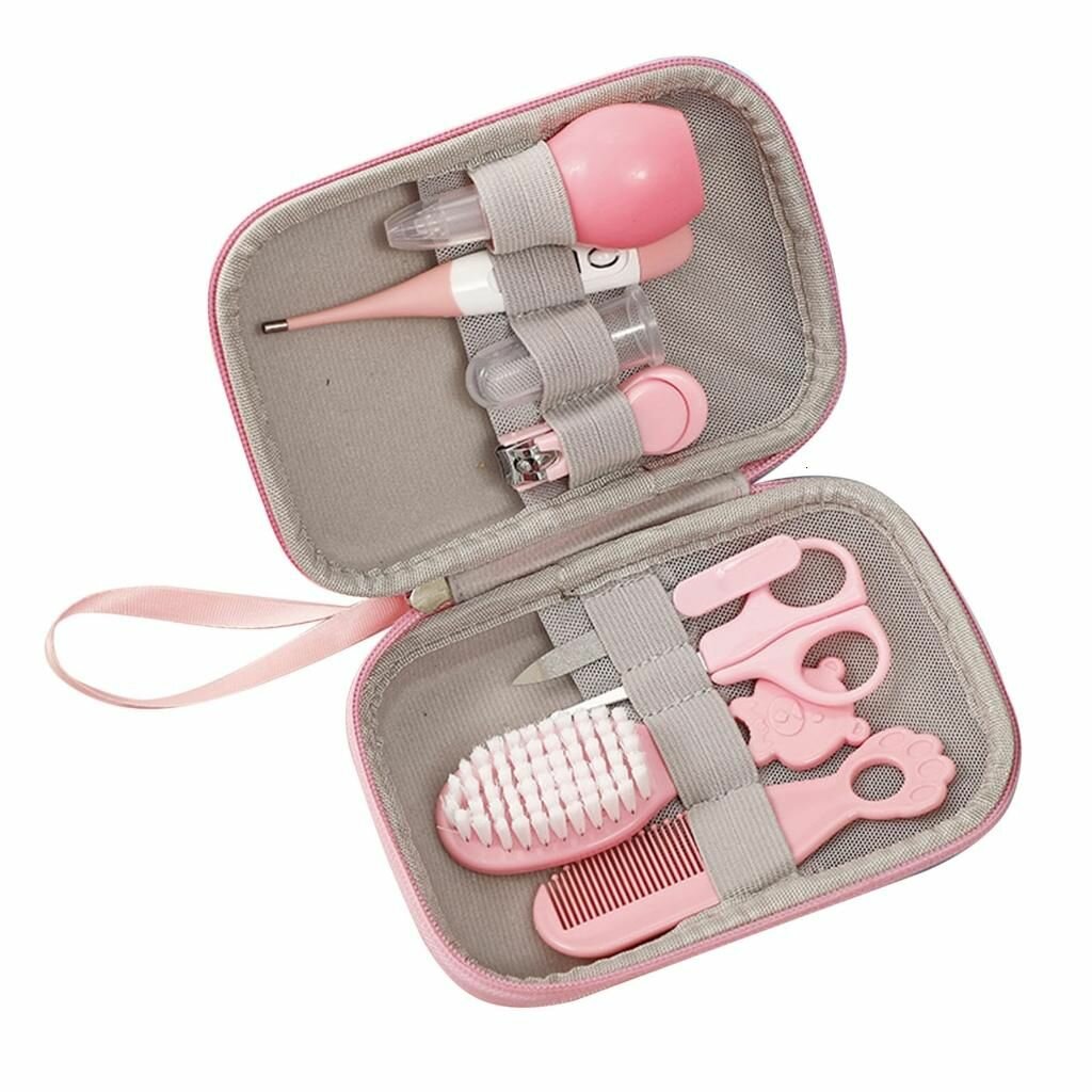 Детский маникюрный набор для ухода за ногтями, Розовый