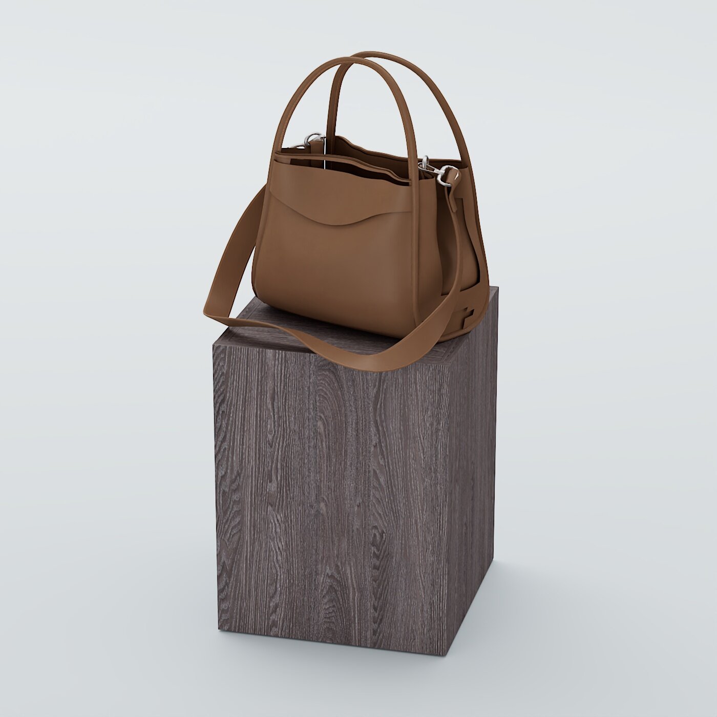 Демо-стенд Ступень №1, Ясень Анкор темный. Производство товара - компания ТОБ.