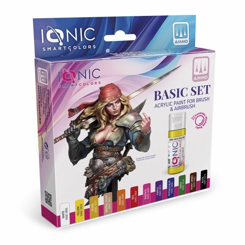 Набор акриловых красок IONIC Smart Colors - Basic Set