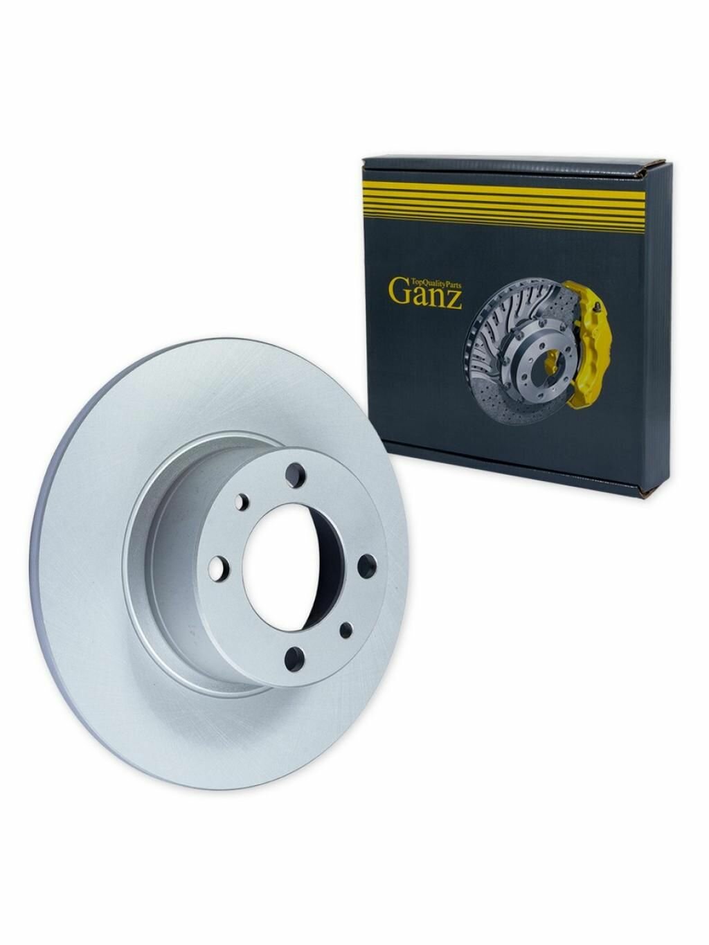 Диск тормозной передний GANZ GIJ10119 Ваз 2101-07 с покрытием