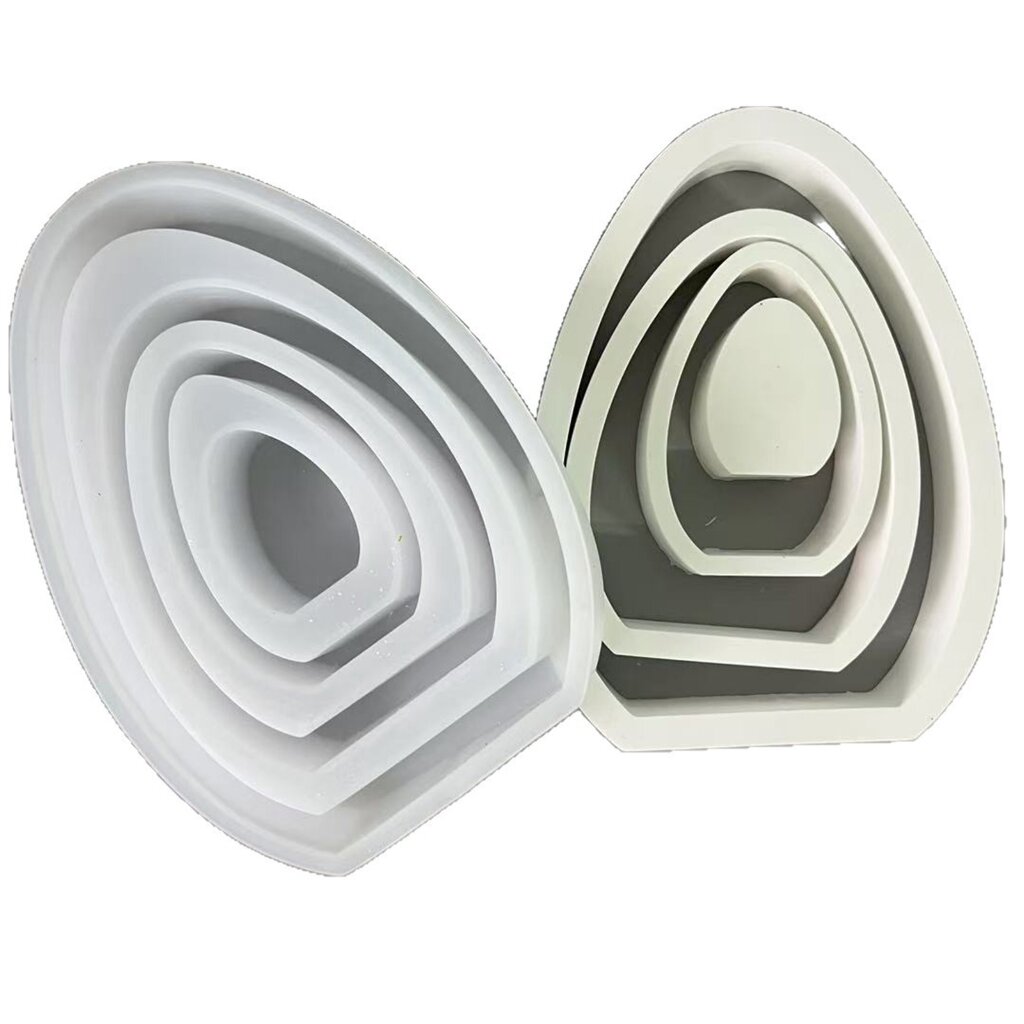 Силиконовая форма для полых яиц для создания гипсовых изделий и праздничного декора