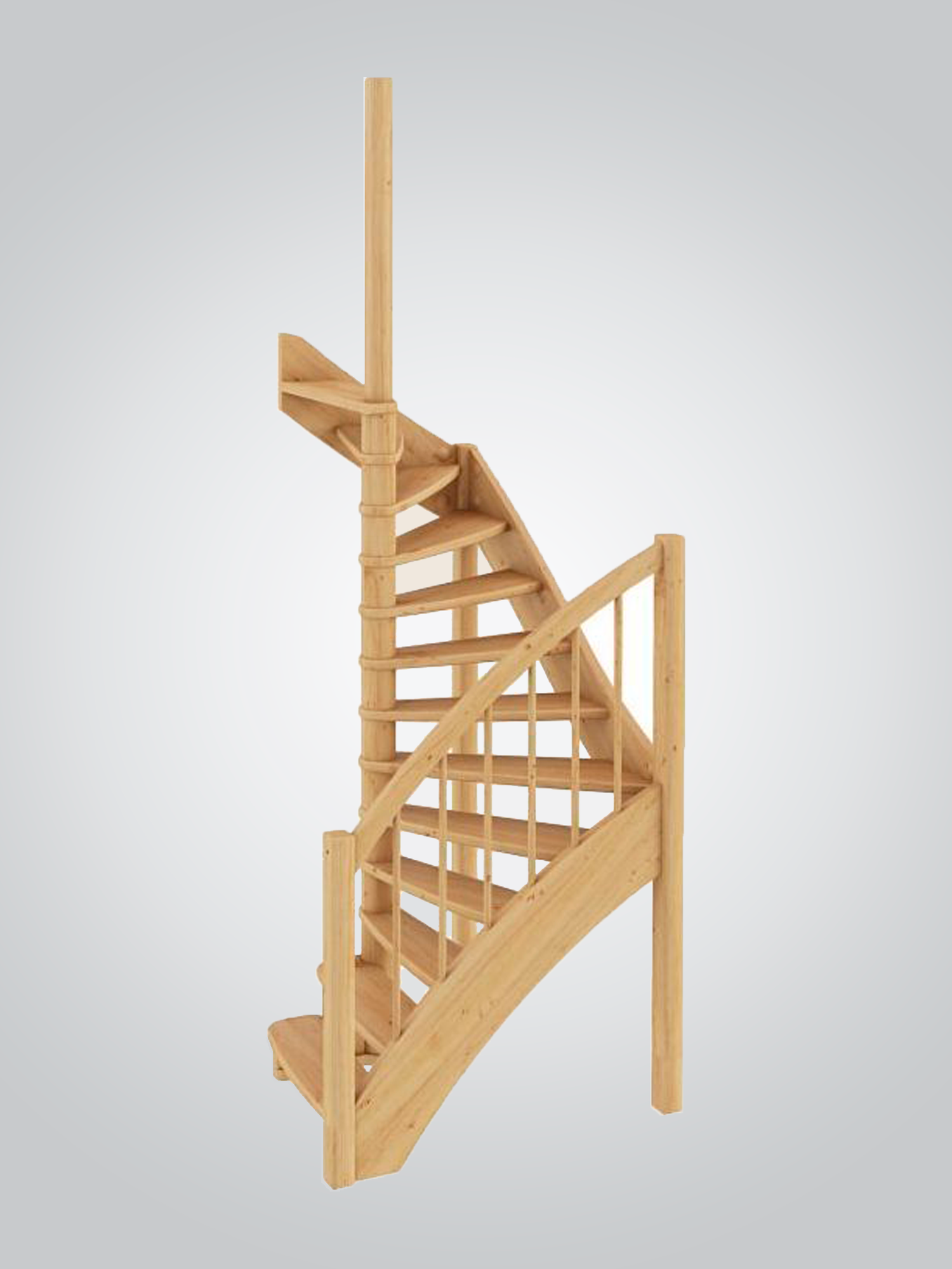 Лестница на второй этаж ЛС-04м Левая