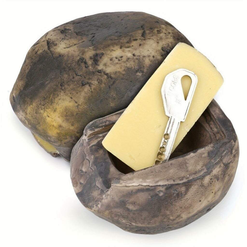 Скрытый сейф для ключей в виде камня, Стиль C