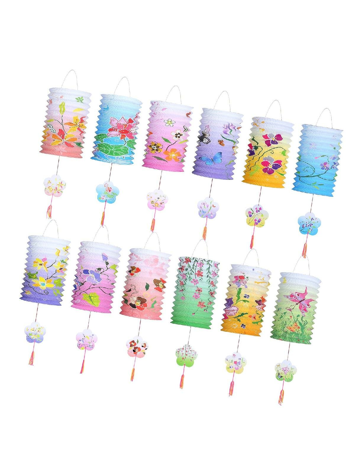 Вечерние фонарики Бумажная текстура Подходит для внутренних и наружных вечеринок