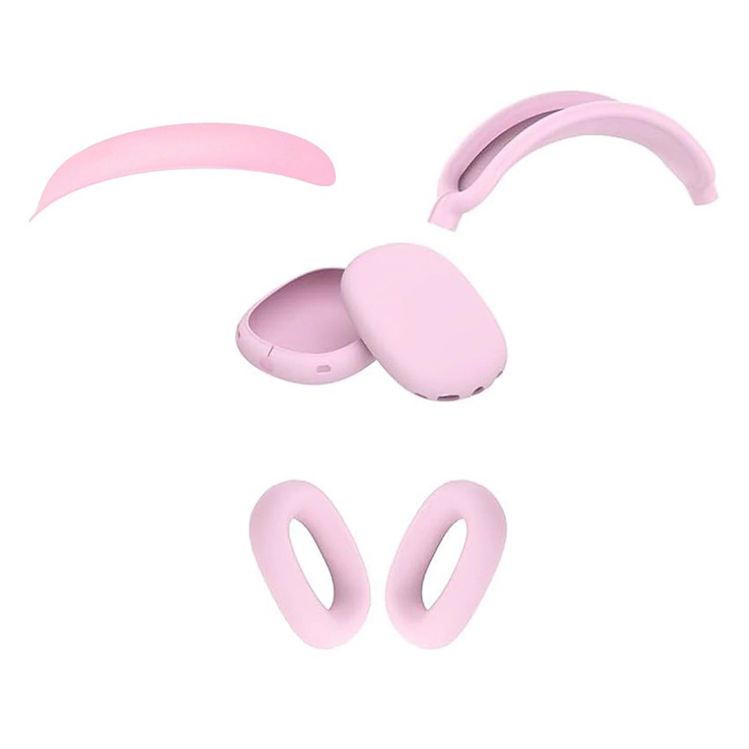 Силиконовый чехол для наушников Airpods Max OLNYLO 4 Set-Pink