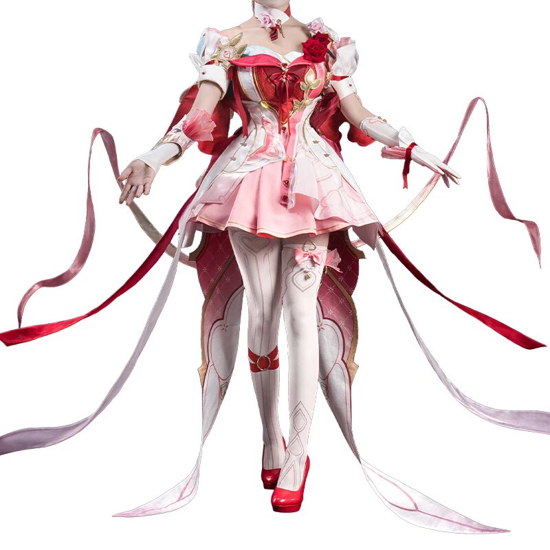 Костюм Элисия Honkai Impact 3 UWOWO, белый, S, SET A Costume
