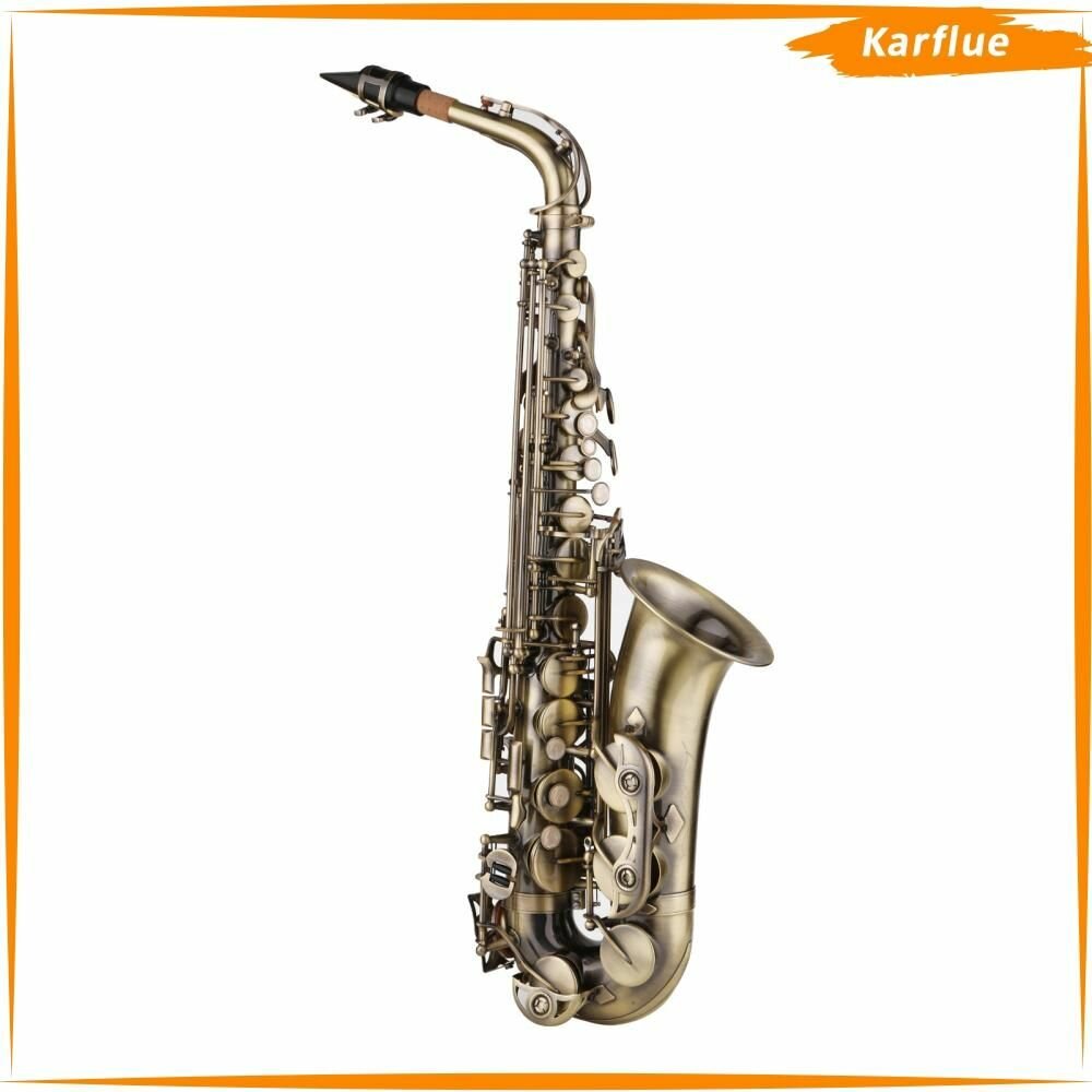 Саксофон E-бемоль Альт, винтажный стиль, для начинающих музыкантов и студентов