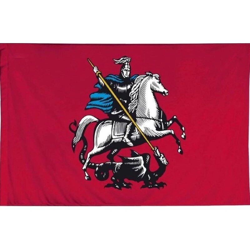 Флаг Москвы 90х135 интерьерный