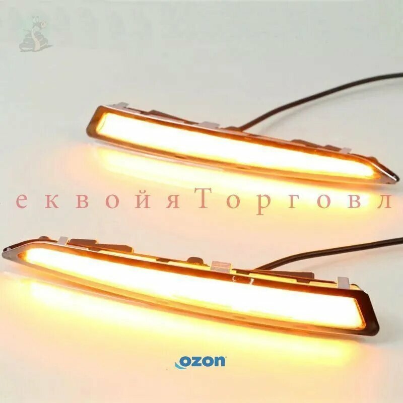 Фары автомобильные, Огни дневные ходовые, арт. DL- FD-KUGA-13-15-WY W