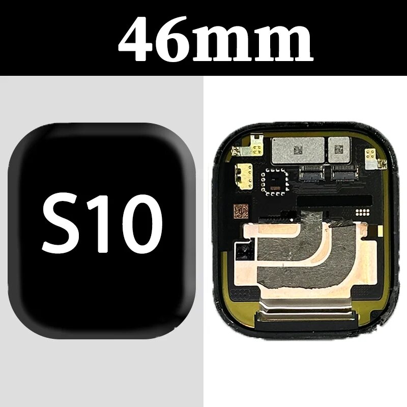 OLED-дисплей для Apple Watch Series 1, 2, 3, 4, 5, 6, SE, 7, сенсорный экран, Series-S10 46mm