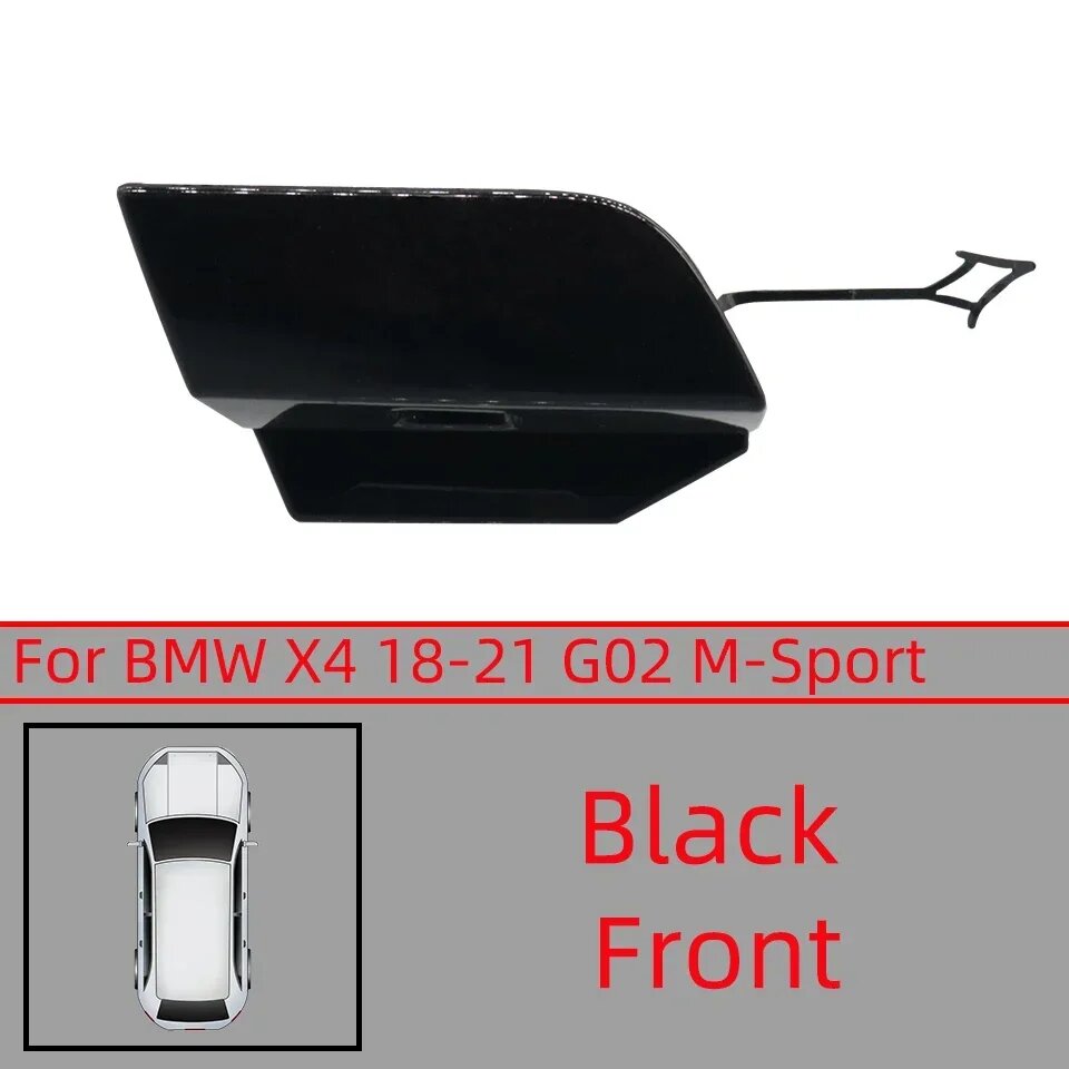 Крышка буксировочного крюка Front Black BMW X4 G02 M-Sport 18-21