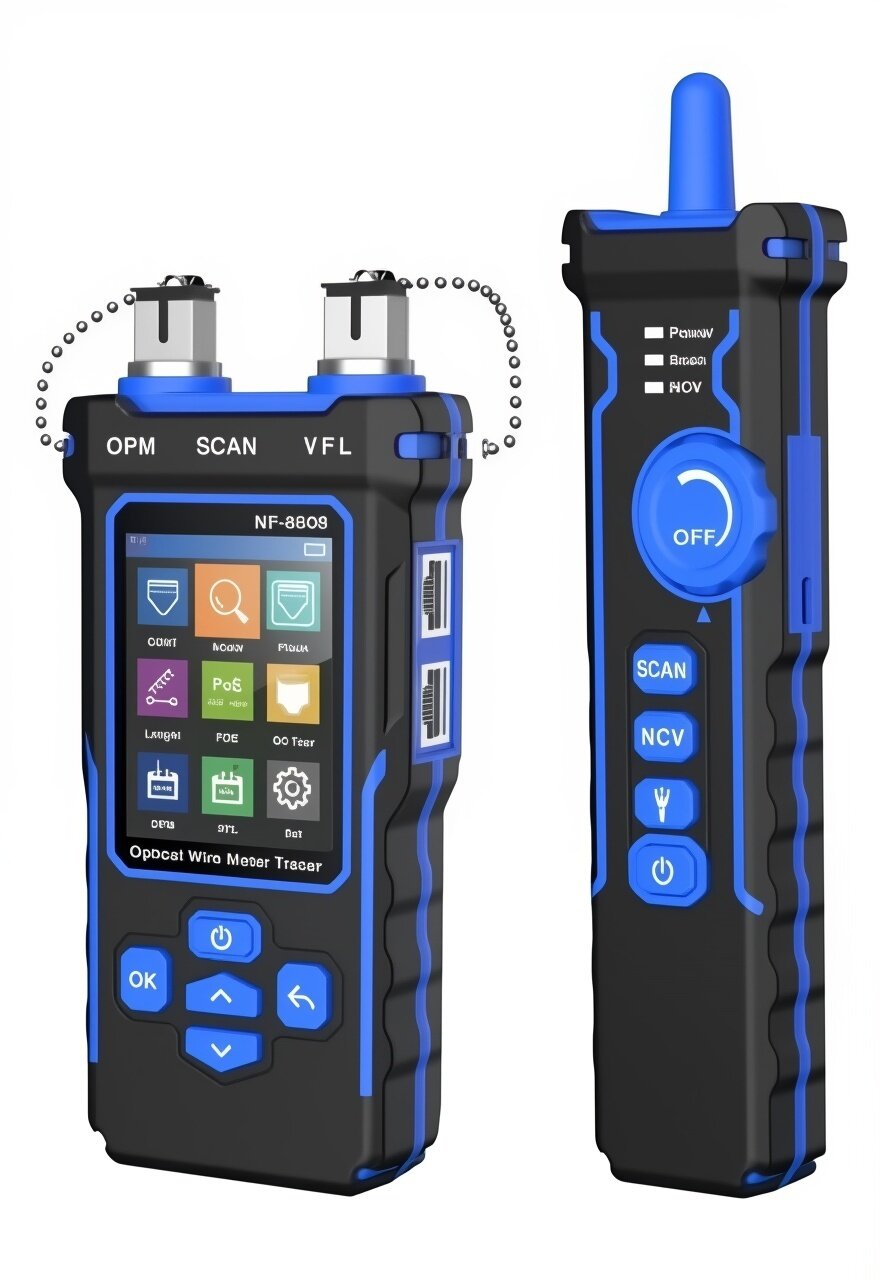 Тестер кабеля Noyafa NF-8508, искробезопасность, защита от перегрузки