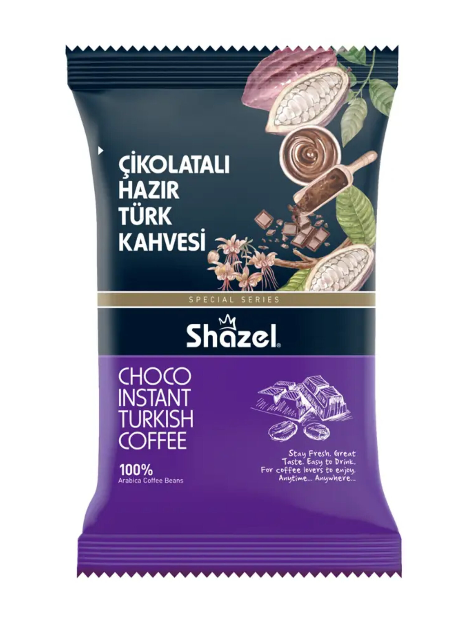 Кофейный напиток Shazel Шоколад 100 г