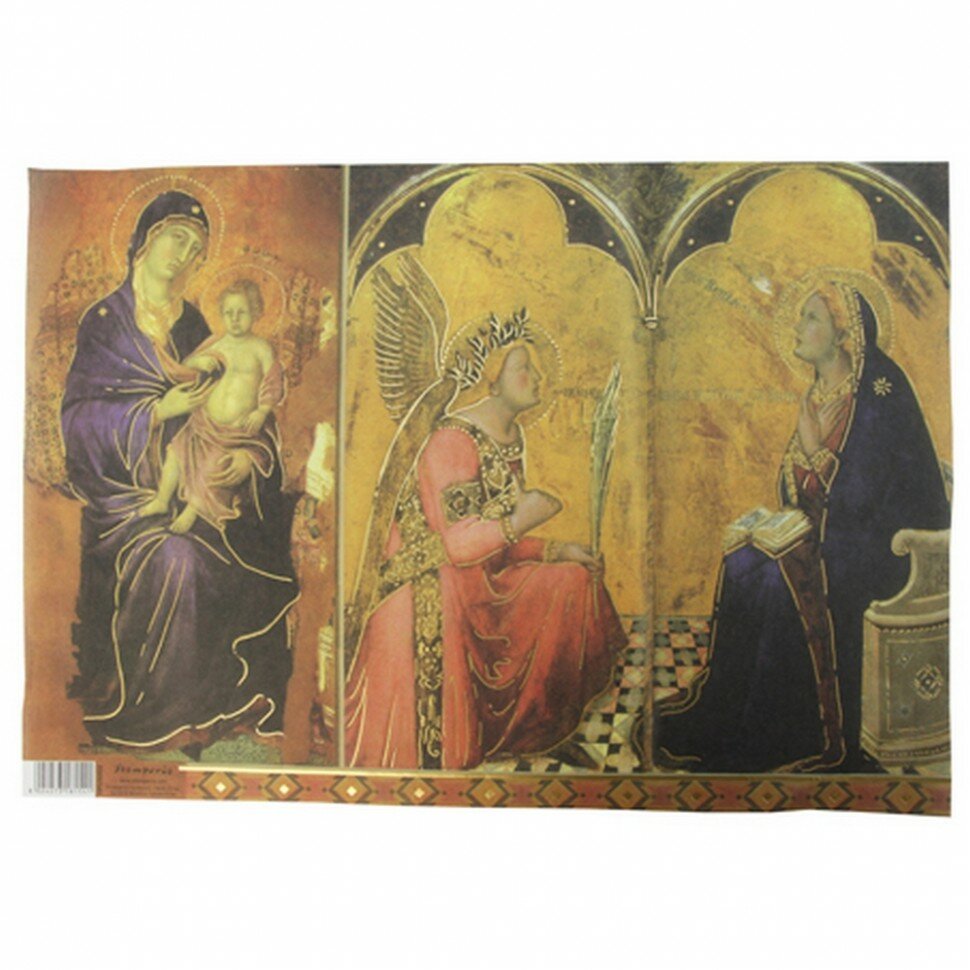 #DFGS009 Карта для декупажа "Иконостас" 48 x 33 см Stamperia 1 лист