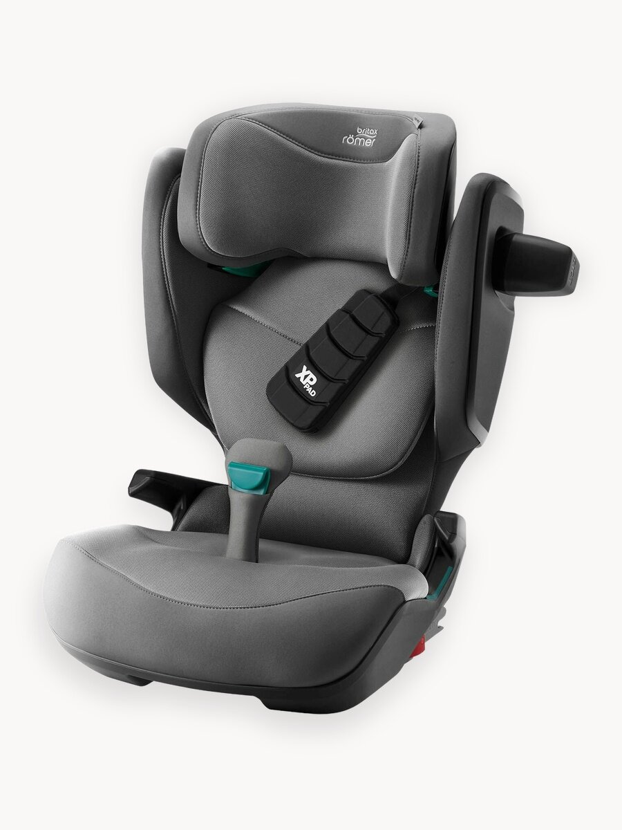 Автокресло 2/3 Britax Roemer KIDFIX PRO i-SIZE Style Mineral Grey, 3,5 до 12 лет, 15-36 кг (100-150 см), isofix, серый