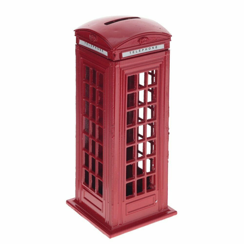 Копилка Телефонная будка, 6,5*6,5*18 см KSM-768766