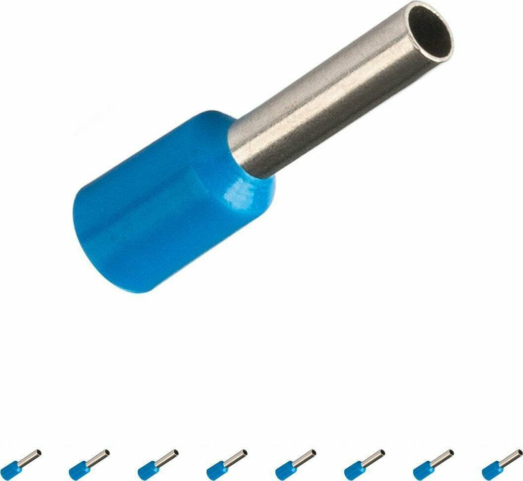 Наконечник-гильза КВТ НШВИ 2.5 мм2 медный луженый (100 шт.) (комплект из 8 уп)