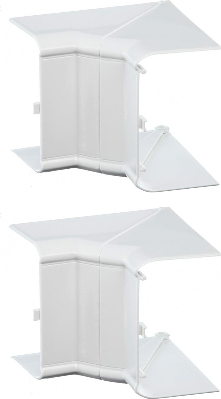 Внутренний угол IEK Праймер 100x60 изменяемый белый (комплект из 2 шт.)