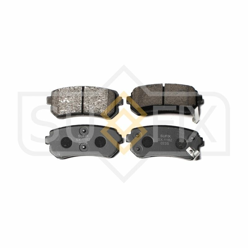 SUFIX Колодки тормозные задние HYUNDAI Accent(MC) 05>/ i30, KIA Ceed/Pro Ceed/Rio II 05>