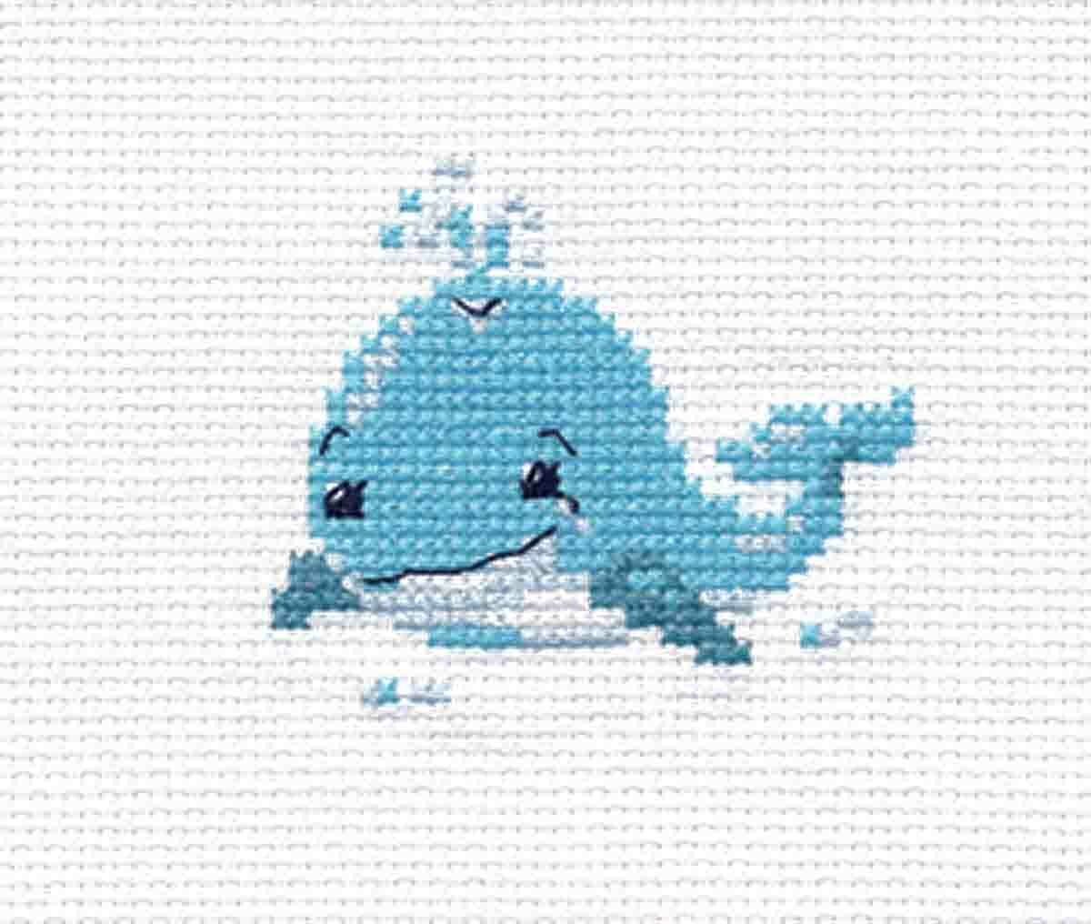 Набор для вышивания Алиса "Китенок" 0-162, 7х6 см Творческий набор с комплектом качественных ниток мулине, хлопковой канвой, удобной иглой, подробной схемой и инструкцией