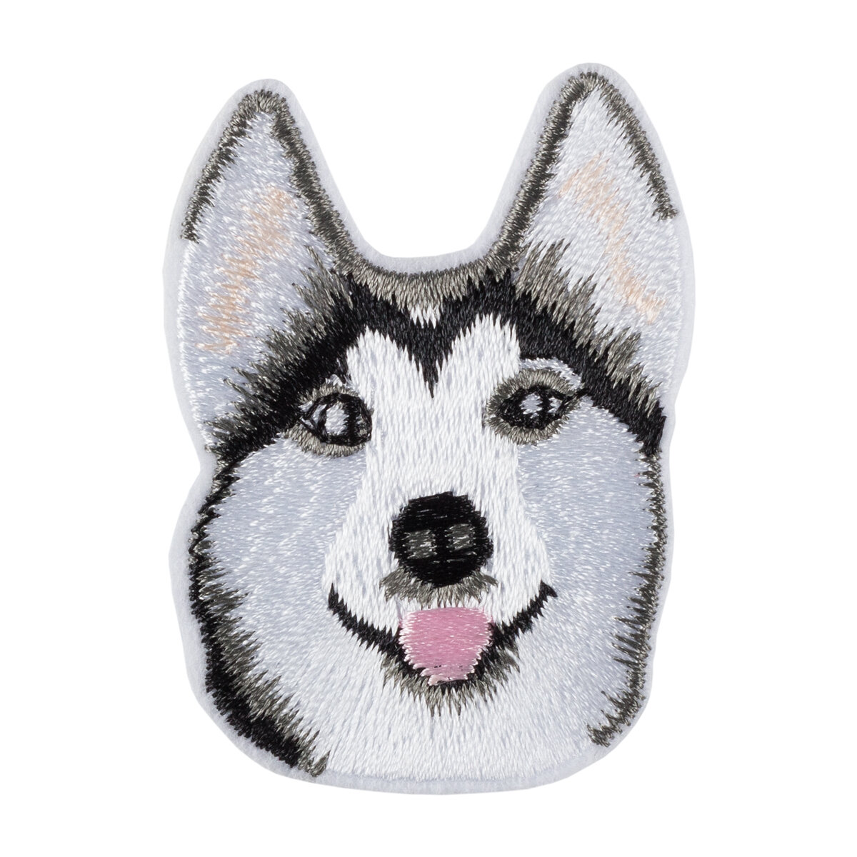 Gamma Термоаппликация хаски 4х5.5 см L226 №35/5 на ткань одежду детскую и взрослую