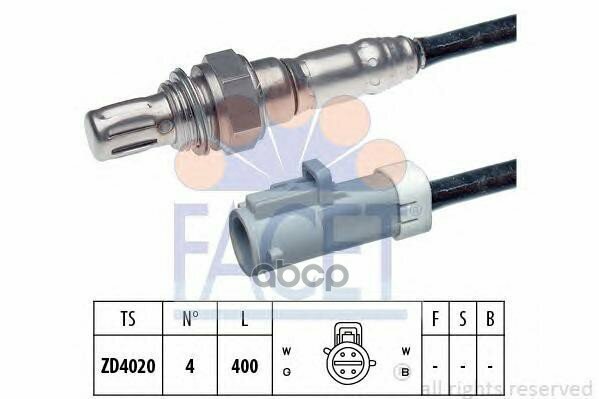 Лямбда-зонд FORD USA EXPLORER 4.0 V6 4WD Facet арт. 107257