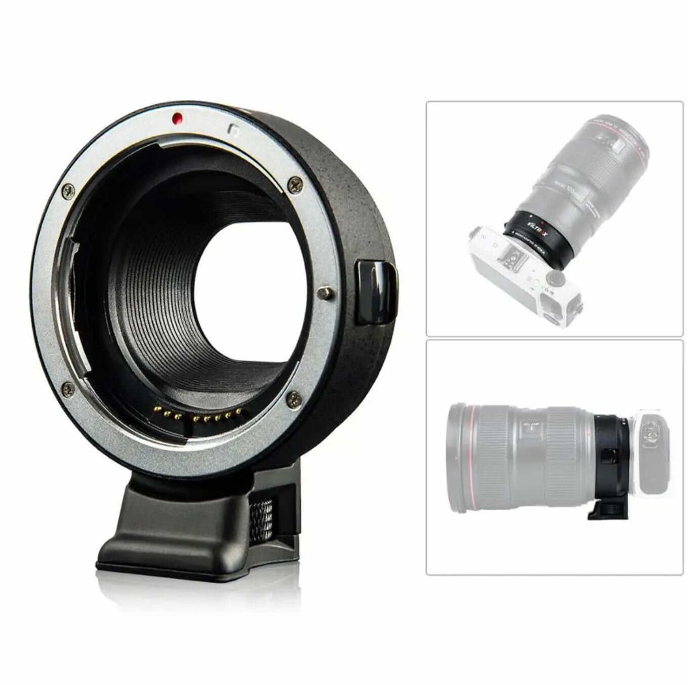 Переходное кольцо адаптер Viltrox EF-EOS M, для установки объективов EF/EF-S на камеры с байонетом EF-M, — фото 1