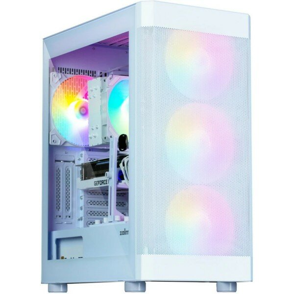 Компьютерный корпус ZALMAN i4, ATX, белый, FRONT MESH, SIDE MESH, 2x3.5, 2x2.5, 1xUSB 2.0, 2xUSB 3.0, FRONT 3x120мм, REAR 1x120мм, TOP 2x120мм