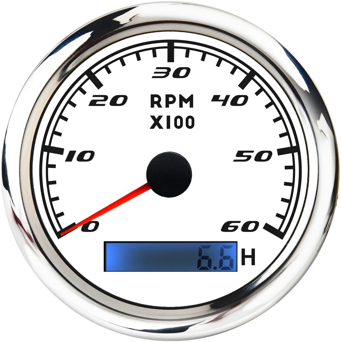 Водонепроницаемый автомобильный тахометр для лодки 3000,4000,6000,7000,8000 об/мин морской тахометр с счетчиком часов 85 мм тахометр по индивидуальному заказу WS 6000RPM
