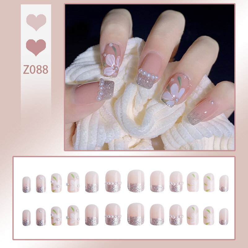 Net celebrity hot style broken diamond glitter nail art piece Z088-бесплатный набор для дизайна ногтей