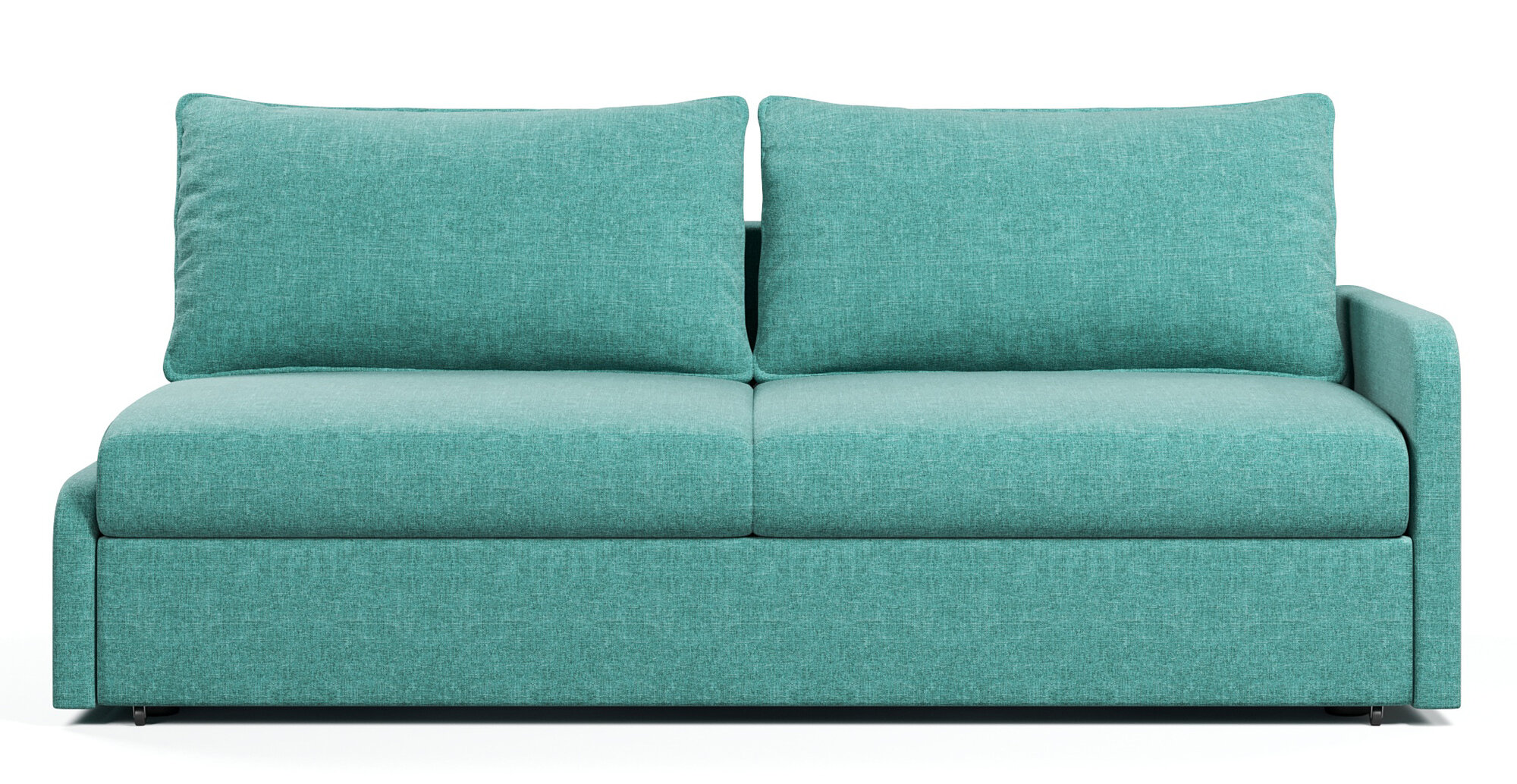 Диван-кровать Нильс, 205х90х85 см, механизм Еврокнижка, прямой диван раскладной маленький, с ящиком для белья