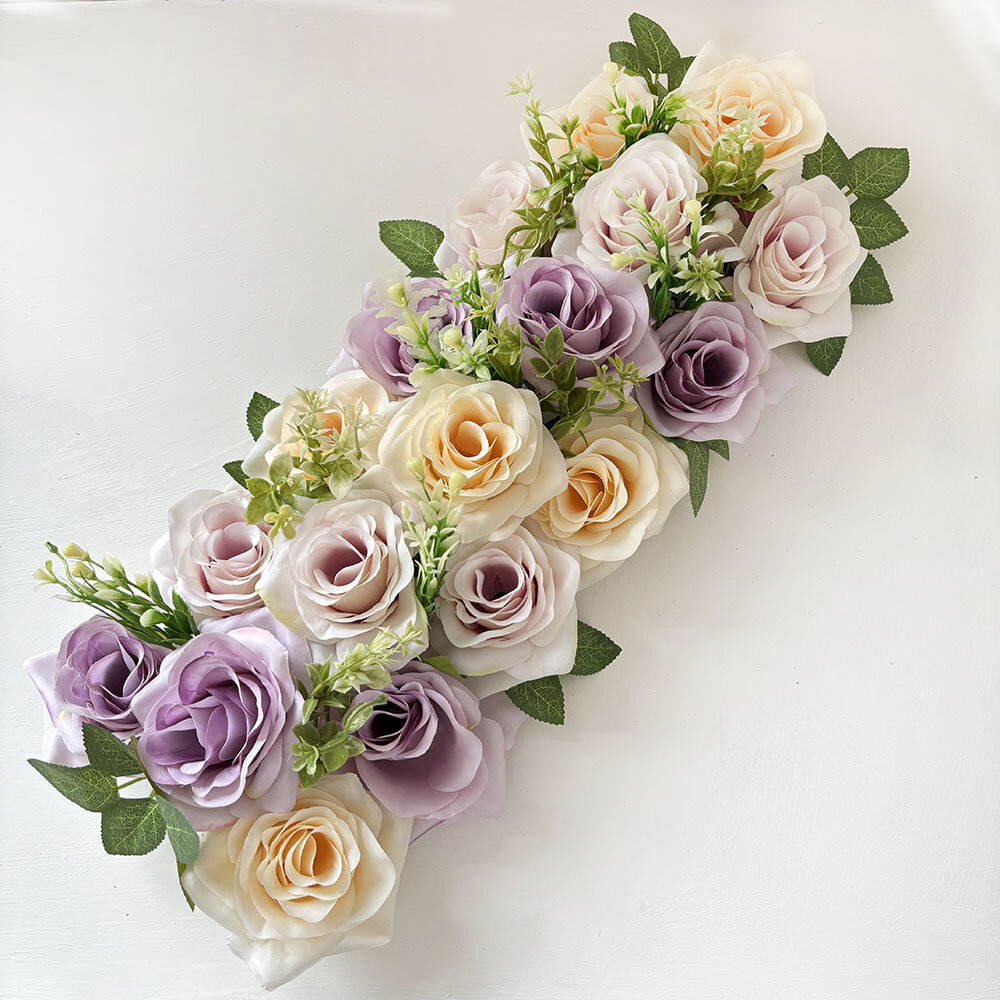 Свадебная цветочная композиция Meizanchen "Имитация свадебного цветка", роза, светло-фиолетовый
