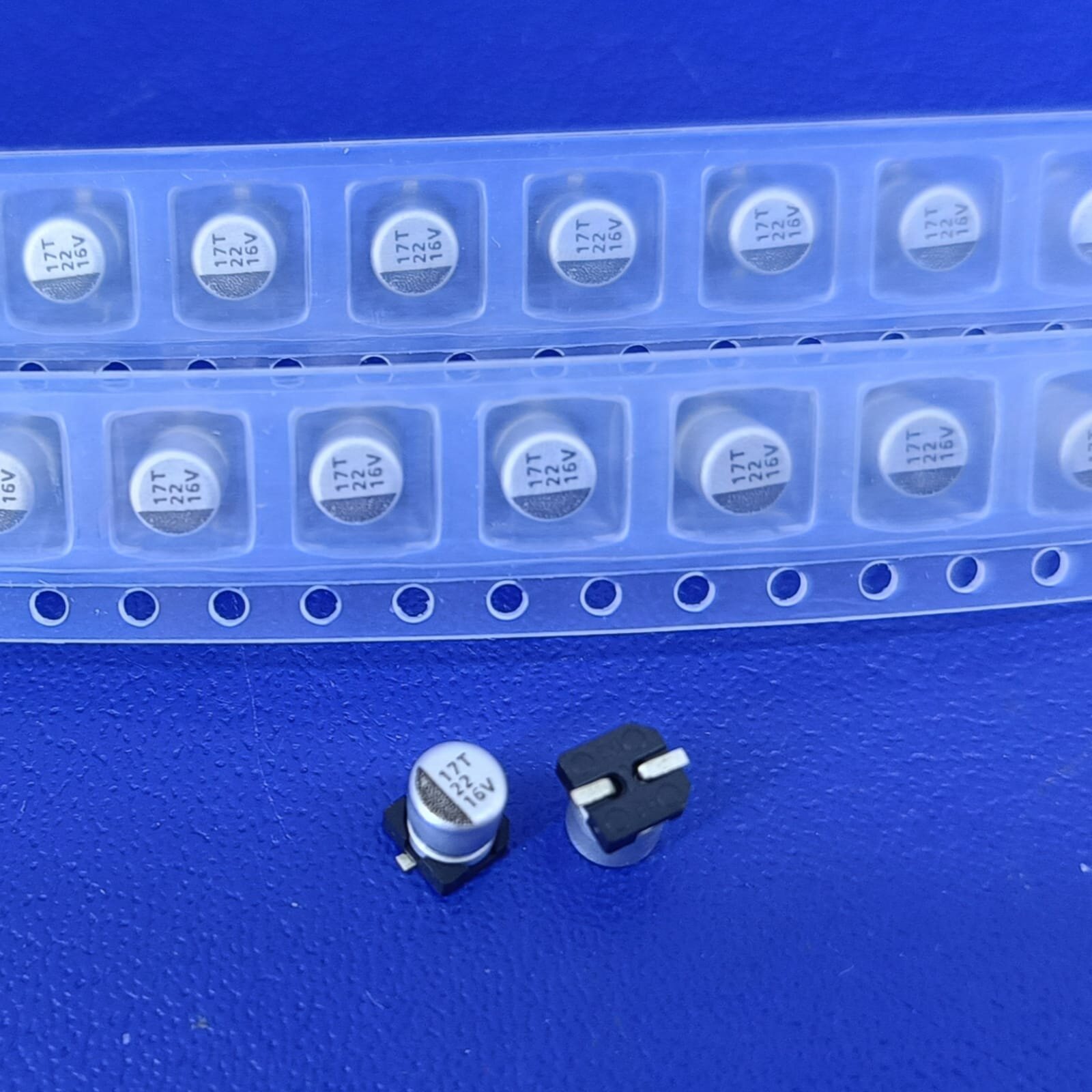 20 штук SMD конденсатор 22 мкФ 16V d4h5