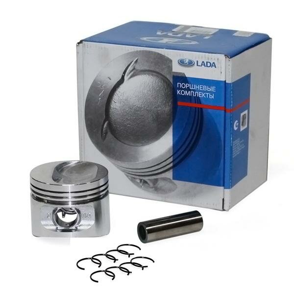 Поршневая группа кт. (4 шт.) 82,0 без колец ВАЗ-21083 группа Е (фирм. упак. LADA)